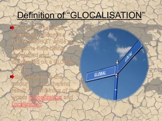 Glocalisation | PPTX
