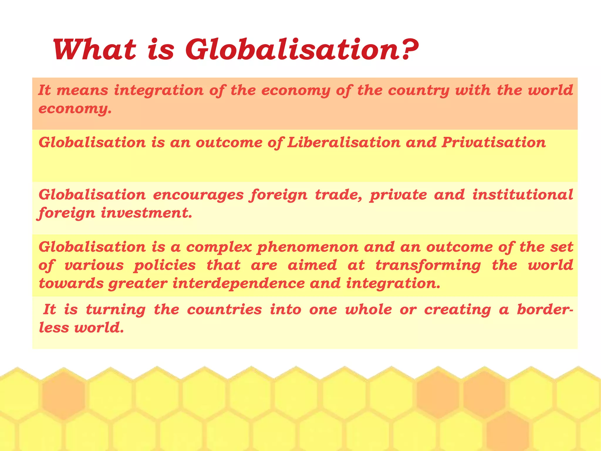 Globalisation | PPTX