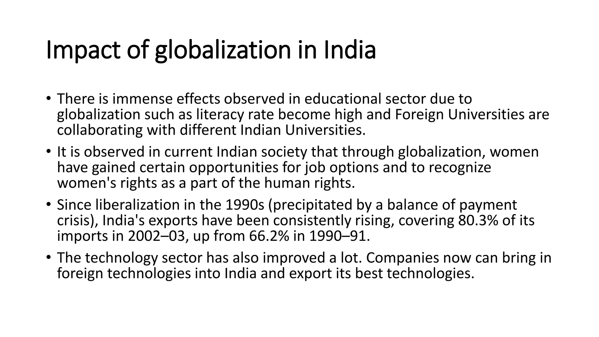 Globalisation | PPTX | Economy | Business and Finance