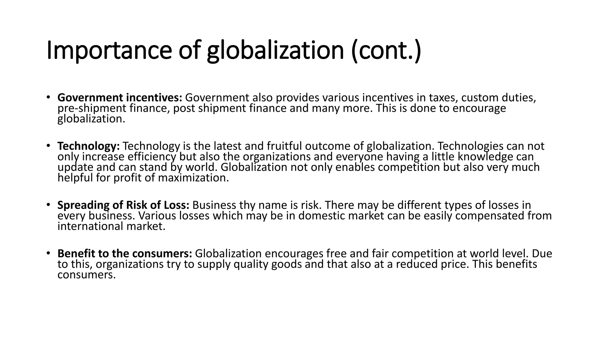 Globalisation | PPTX | Economy | Business and Finance