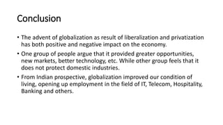 Globalisation | PPTX | Economy | Business and Finance