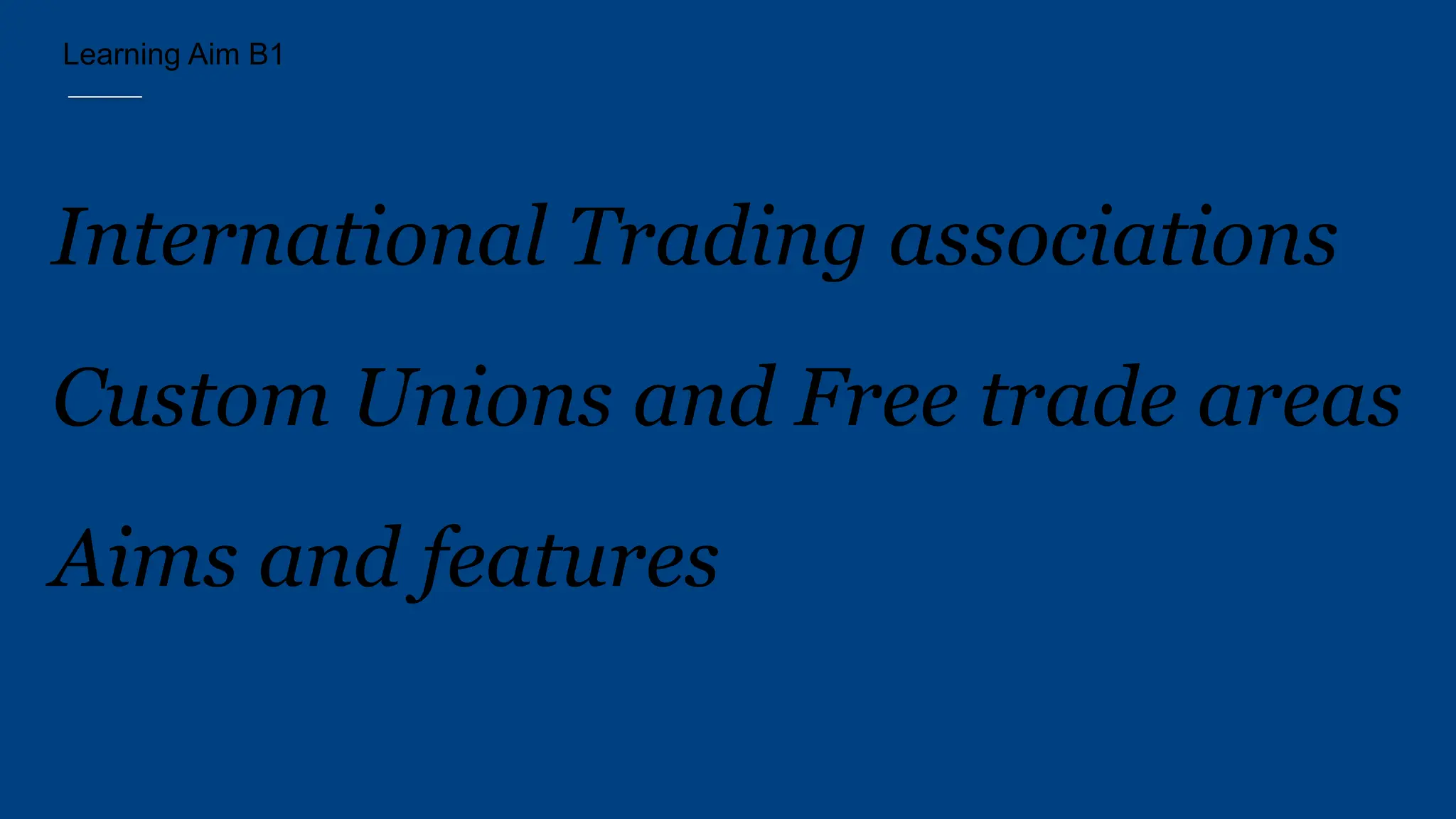 Globalisation - International Business Unit5.pptx