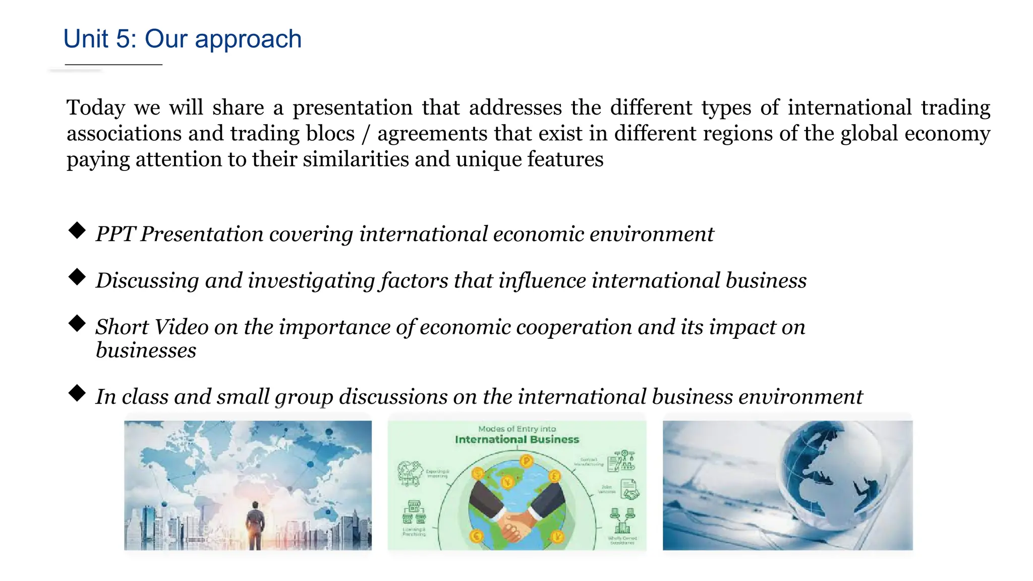 Globalisation - International Business Unit5.pptx