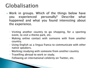 Globalisation C1 | PPTX