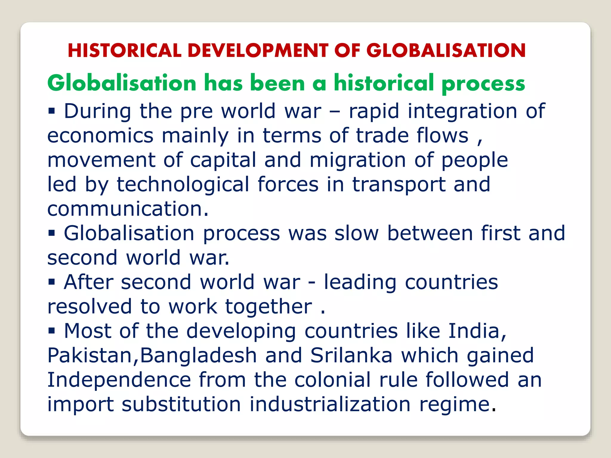 Globalisation (2) | PPTX