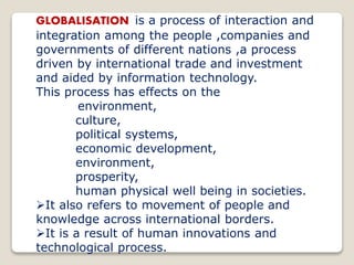 Globalisation (2) | PPTX