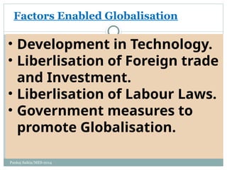 Globalisation And Indian Economy... CBSE Class -X Social Science...2024 ...
