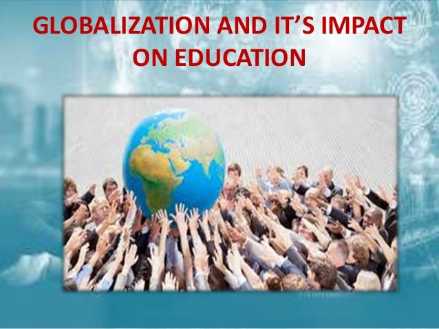 Globalisation and it's impact on education