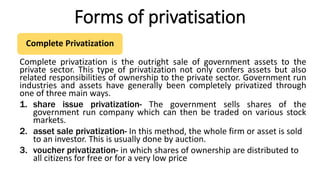 Globalisation and privatisation | PPTX