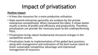 Globalisation and privatisation | PPTX