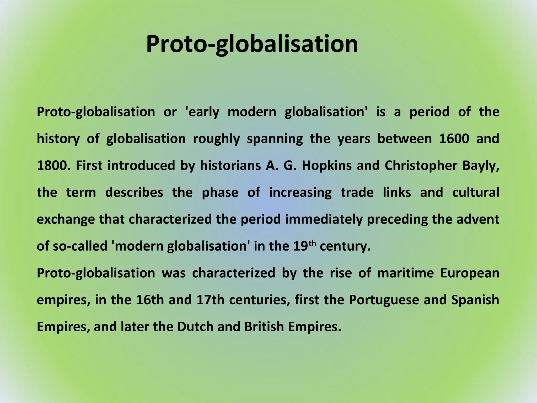 Globalisation and society | PPT