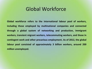 Globalisation and society | PPT