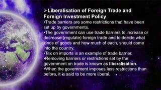 GLOBALISATION AND THE INDIAN ECONOMY NCERT CLASS 10 ECONOMICS | PPTX