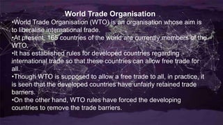 GLOBALISATION AND THE INDIAN ECONOMY NCERT CLASS 10 ECONOMICS | PPTX