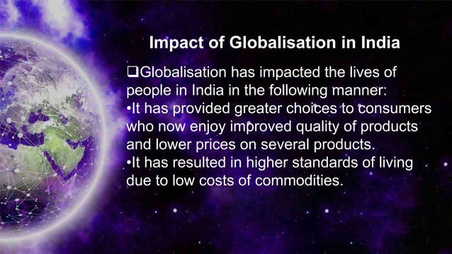 GLOBALISATION AND THE INDIAN ECONOMY NCERT CLASS 10 ECONOMICS | PPTX ...