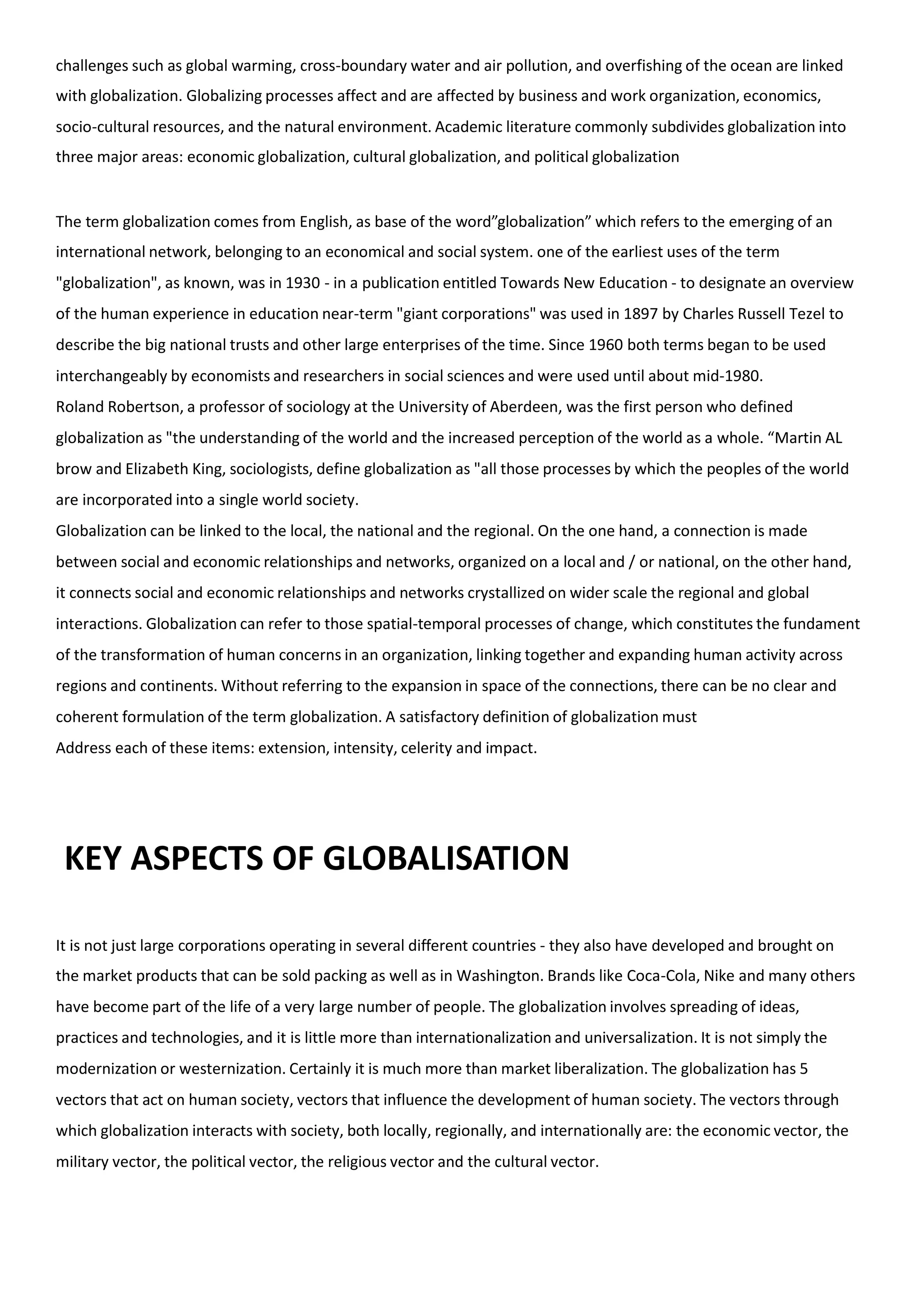 Globalisation ppt | PPTX