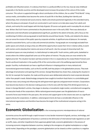 Globalisation ppt | PPTX