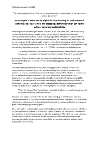 Current trends in Globalisation | PDF