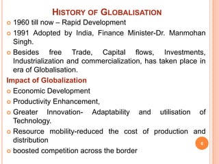 Globalisation, liberalisation and privatisation of insurance | PPTX