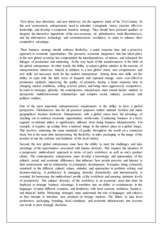 Globalisation of business dissertation project 2402.docx | Business Administration | Business