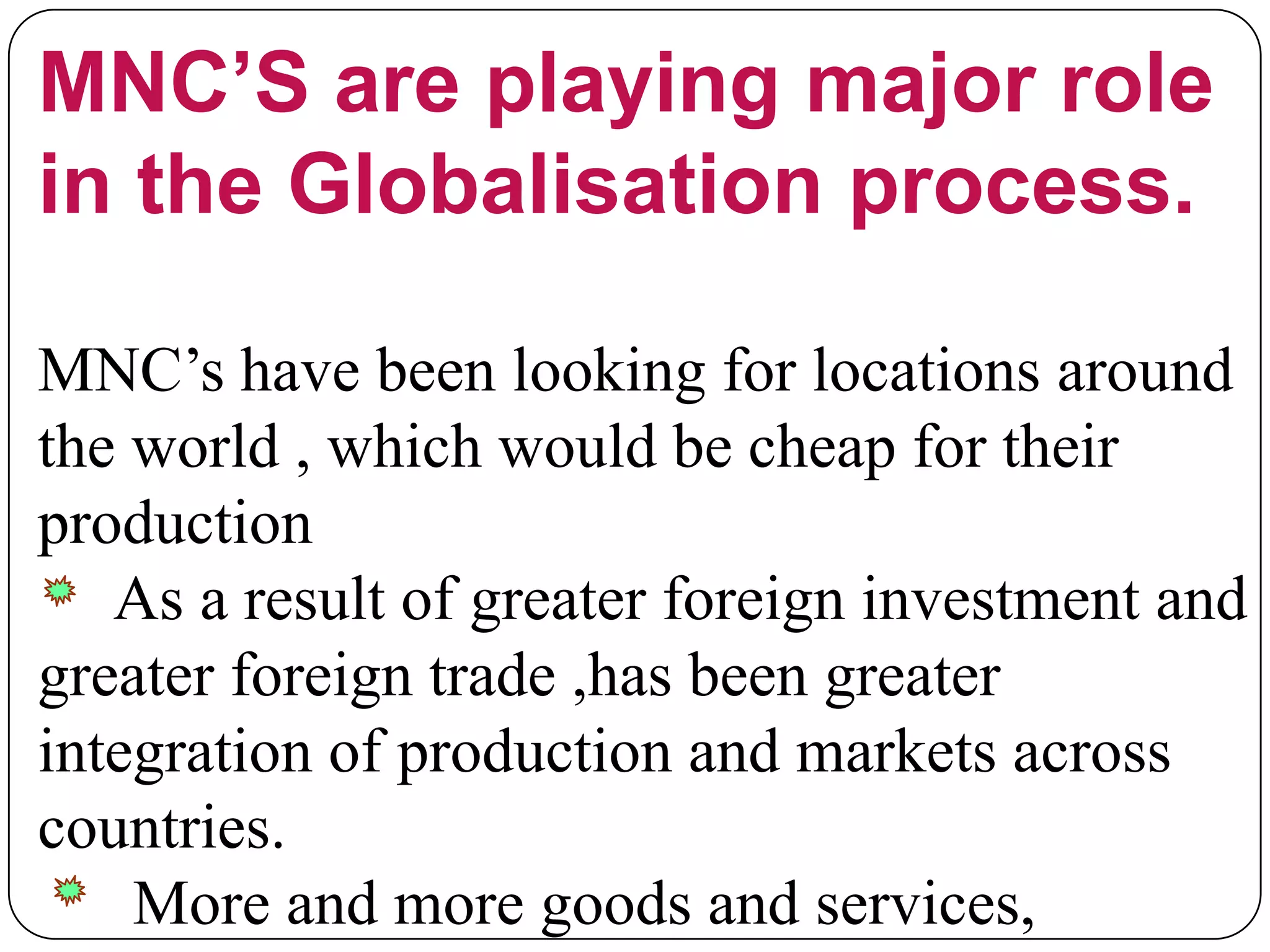 Globalisation & the indian economy | PPTX