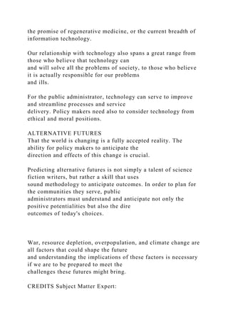GLOBAL ISSUES AND GLOBAL PUBLIC ADMINISTRATIONINTRODUCTION.docx