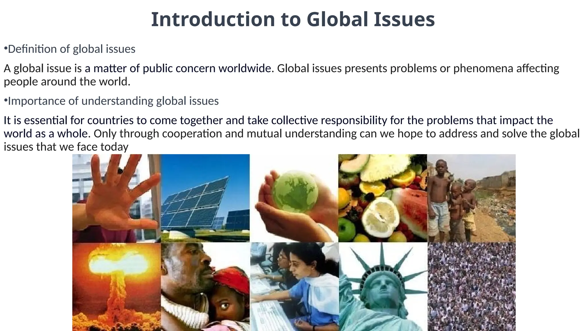 Global Issues Facing the World Today.pptx