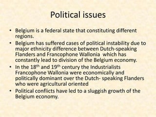 Global issues in belgium | PPTX