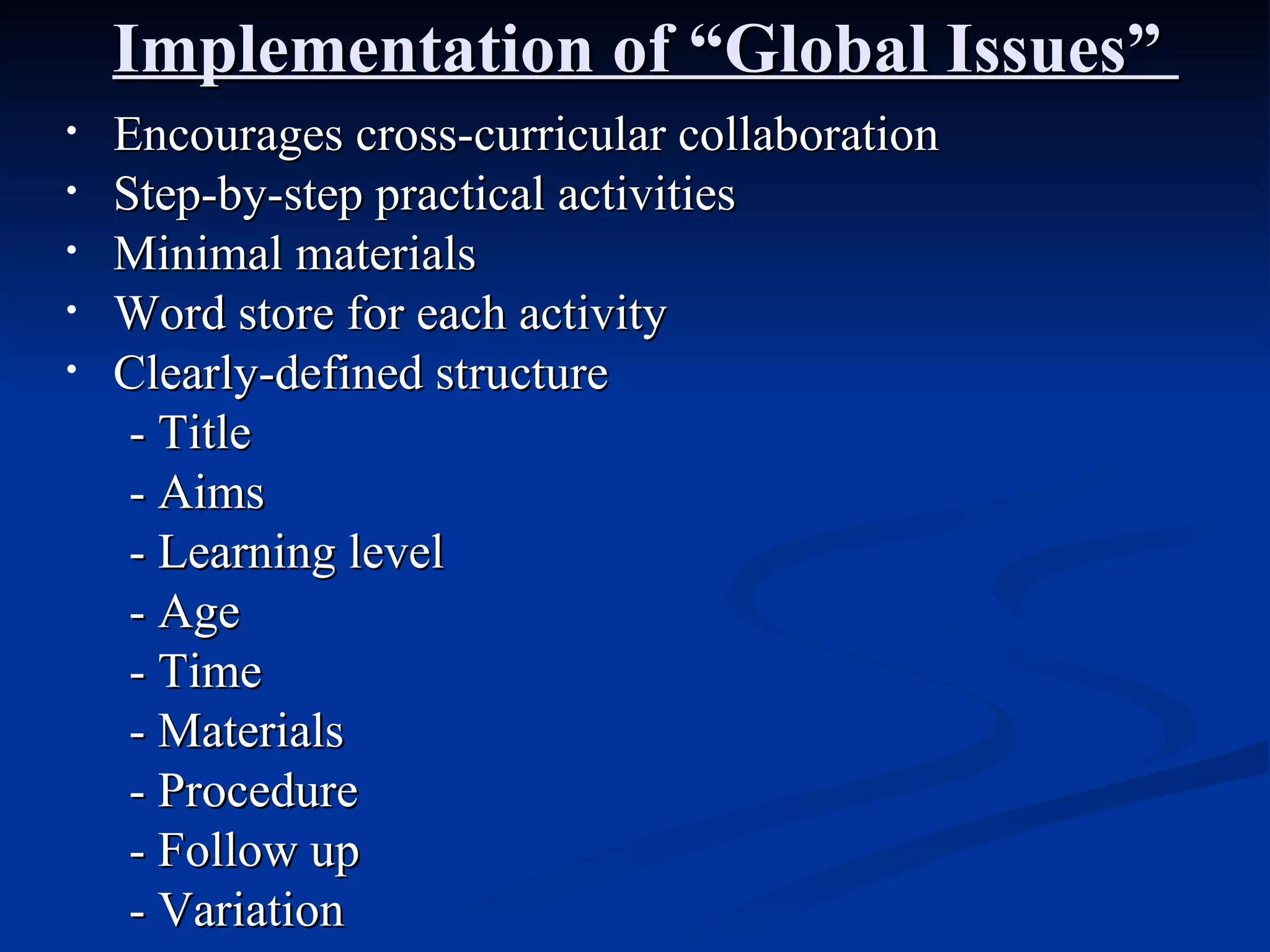Global Issues Presentation | PPT