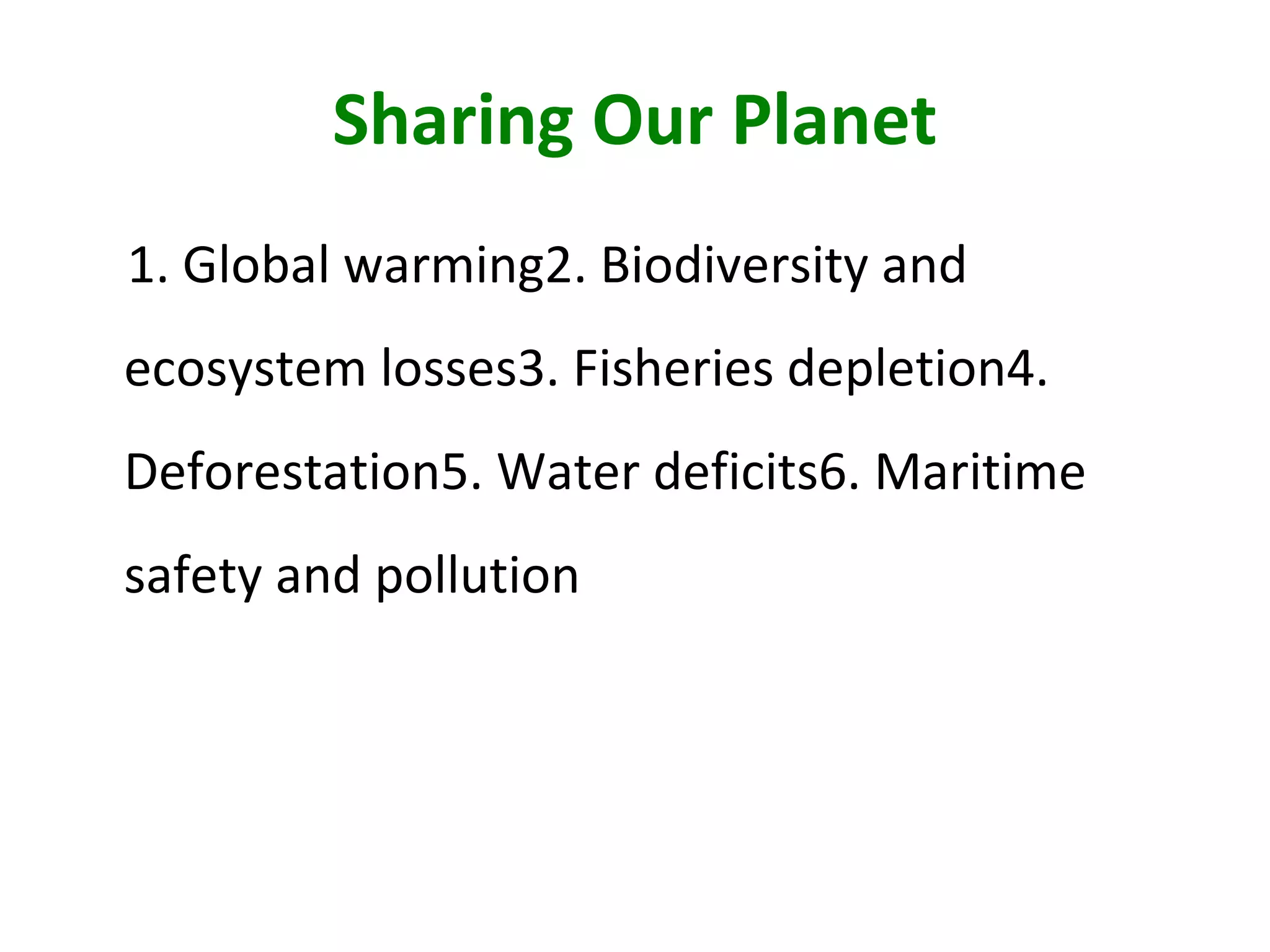 Global Isues Introduction | PPT