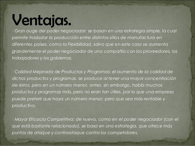 Ventajas Y Desventajas De La Globalizacion En El Marco Del Estado Del