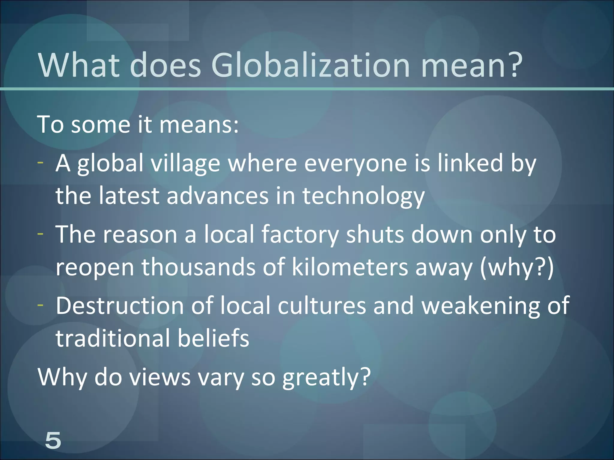 Globalization | PPT