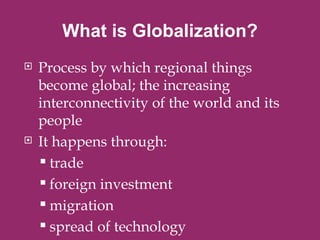 Globalization | PPT