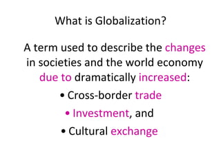 Globalization | PPT