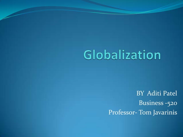 Globalization | PPT