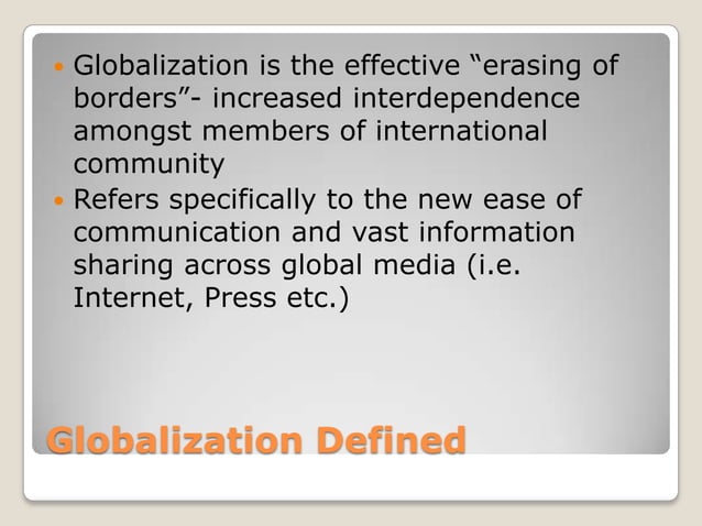 Globalization | PPT