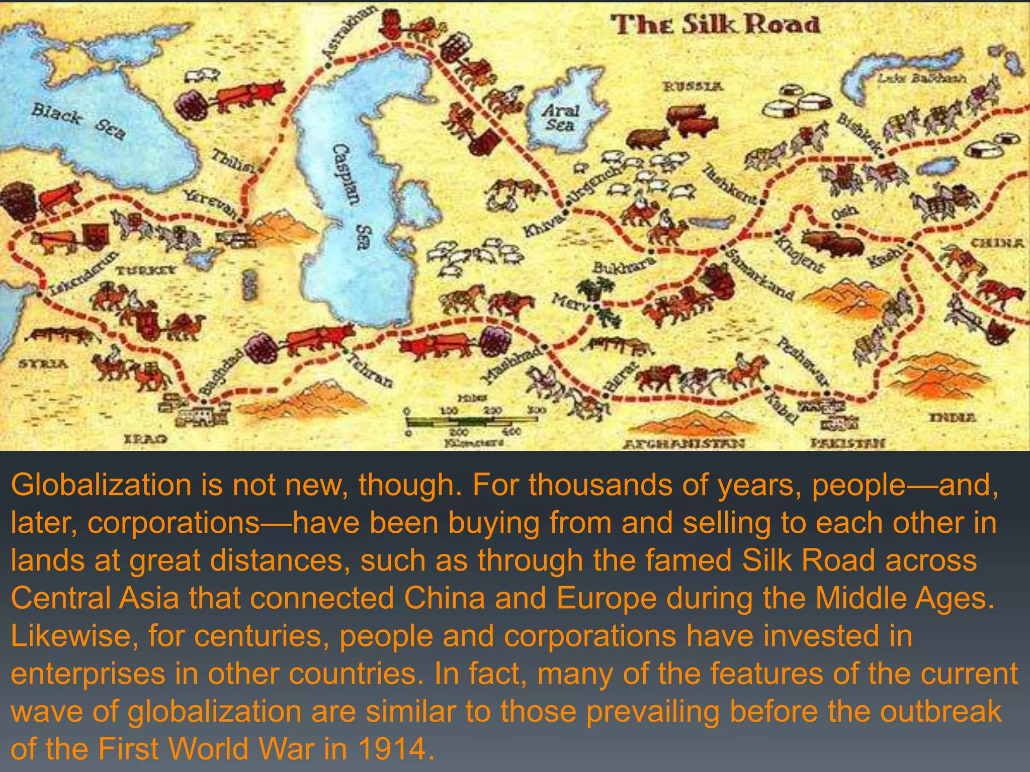 The history of globalization. Globalization: pros and cons | PPTX