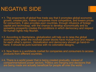 The history of globalization. Globalization: pros and cons | PPTX