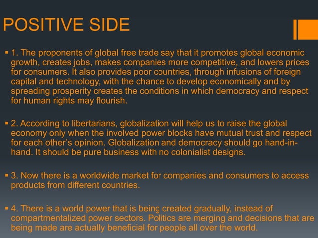 The history of globalization. Globalization: pros and cons | PPT