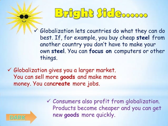 Globalization:pros and cons | PPTX | Economy | Business and Finance