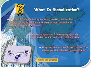 Globalization:pros and cons | PPTX