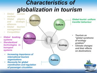Globalization in tourism | PPTX