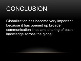 Globalization | PPTX