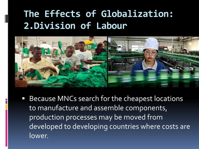 The Impact of Globalization | PPTX