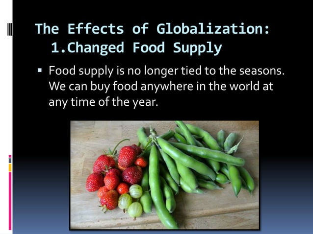 The Impact of Globalization | PPTX