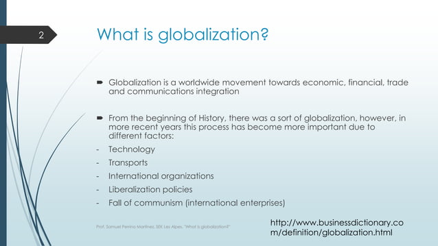 What is globalization? Factors of globalization | PPTX | Business ...