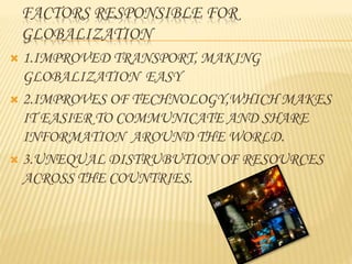 Globalization. | PPTX