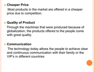 Globalization | PPTX