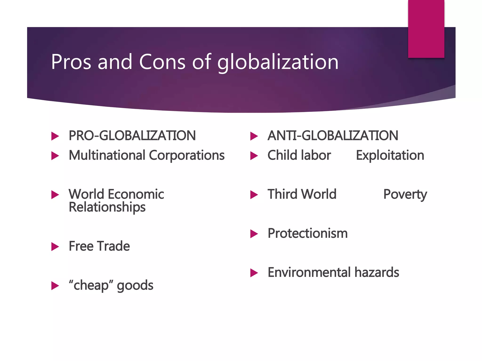 Globalization | PPTX