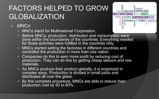 Globalization | PPTX | Large Business | Business